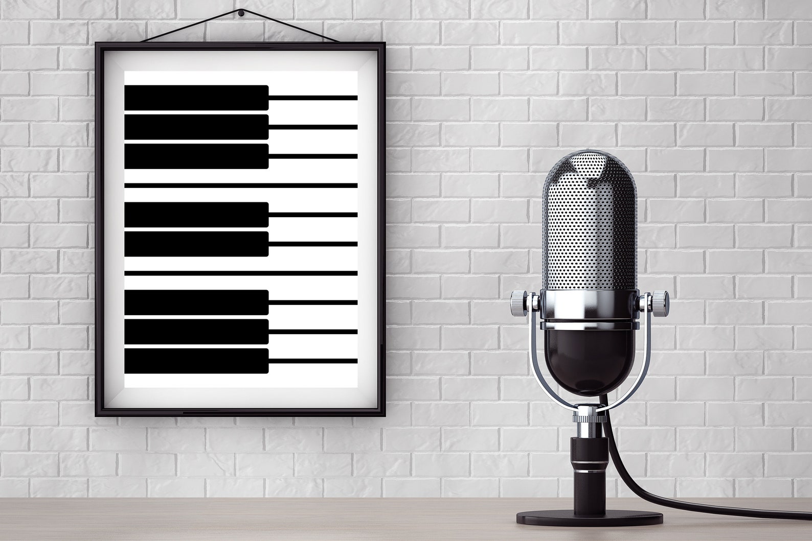 Piano Poster, Piano Wall Art, Piano Keys Print, Keyboard Gift, Birthday ...