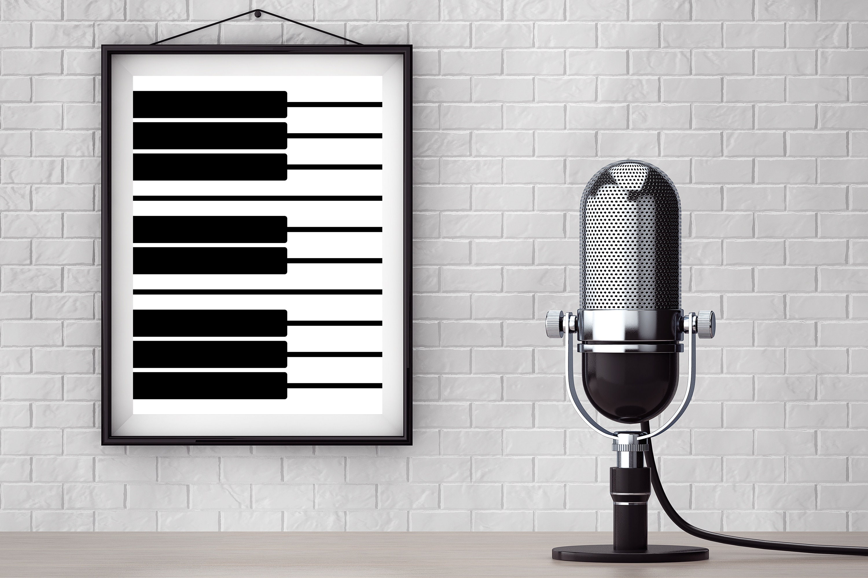 Piano Poster, Piano Wall Art, Piano Keys Print, Keyboard Gift, Birthday ...