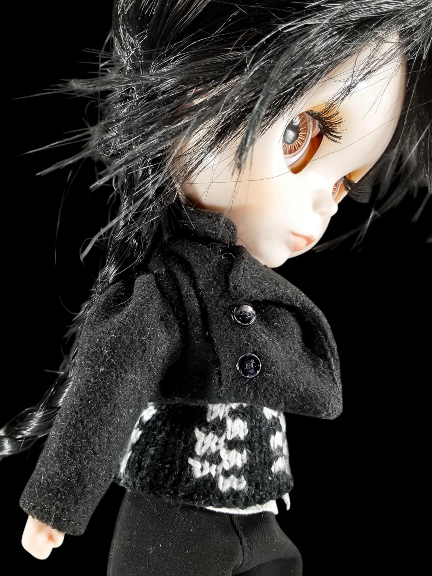 Blythe Wednesday Addams Collection CHECKERBOARD VEST Set,blythe Fashion ...