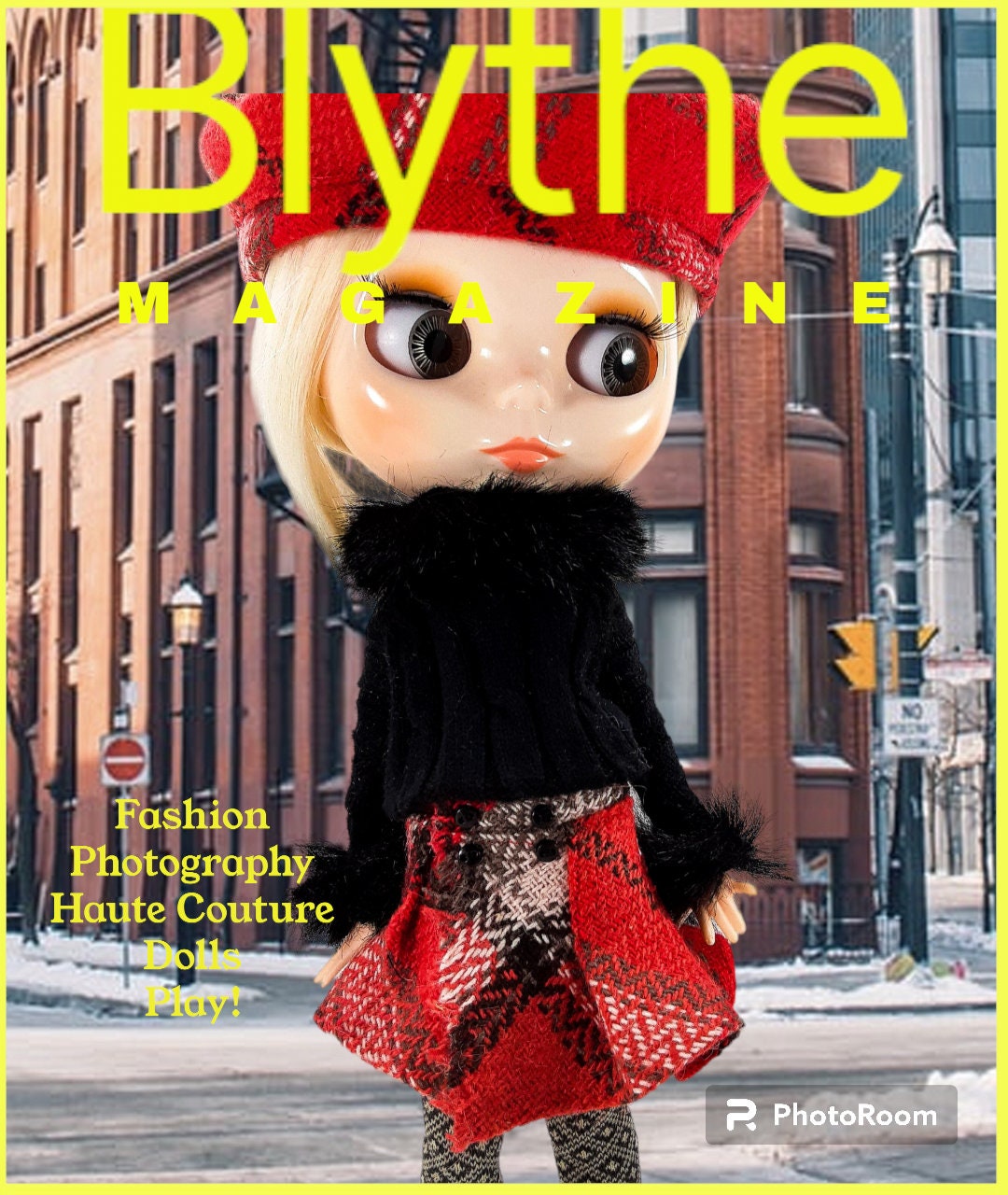 Blythe COVER GIRL, Blythe Outfit,blythe Hat, Blythe Sweater, Blythe ...
