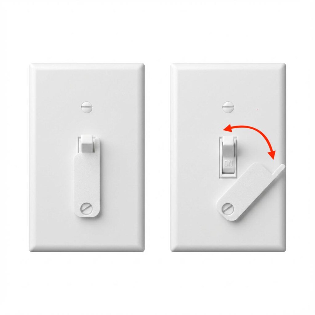 Light Switch Safety Lock (6-pack) Adjustable - Etsy
