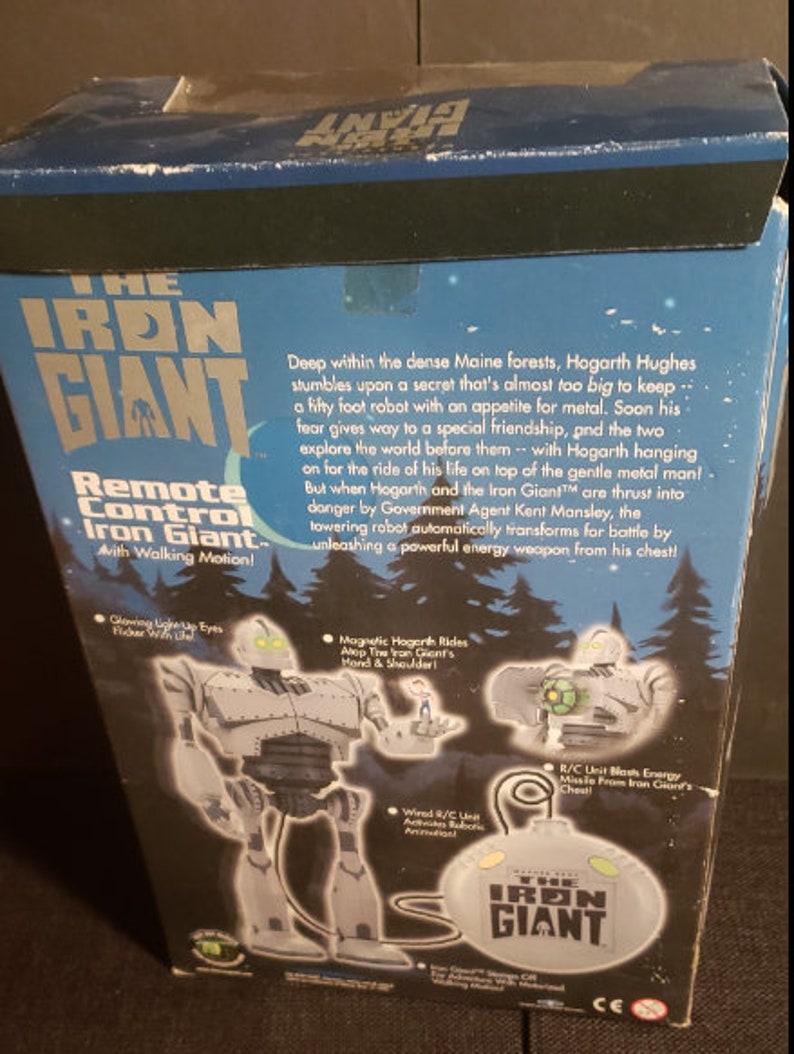 Iron Giant Remote Control Action Figure 1999 Trendmasters - Etsy