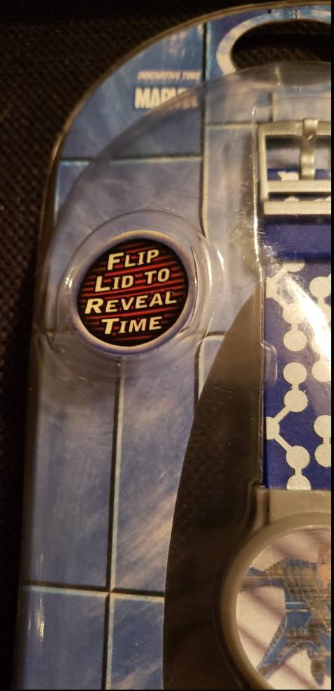 X-men Lenticular Watch Face Cyclops/ Trendmasters Innovative Time 2000 ...