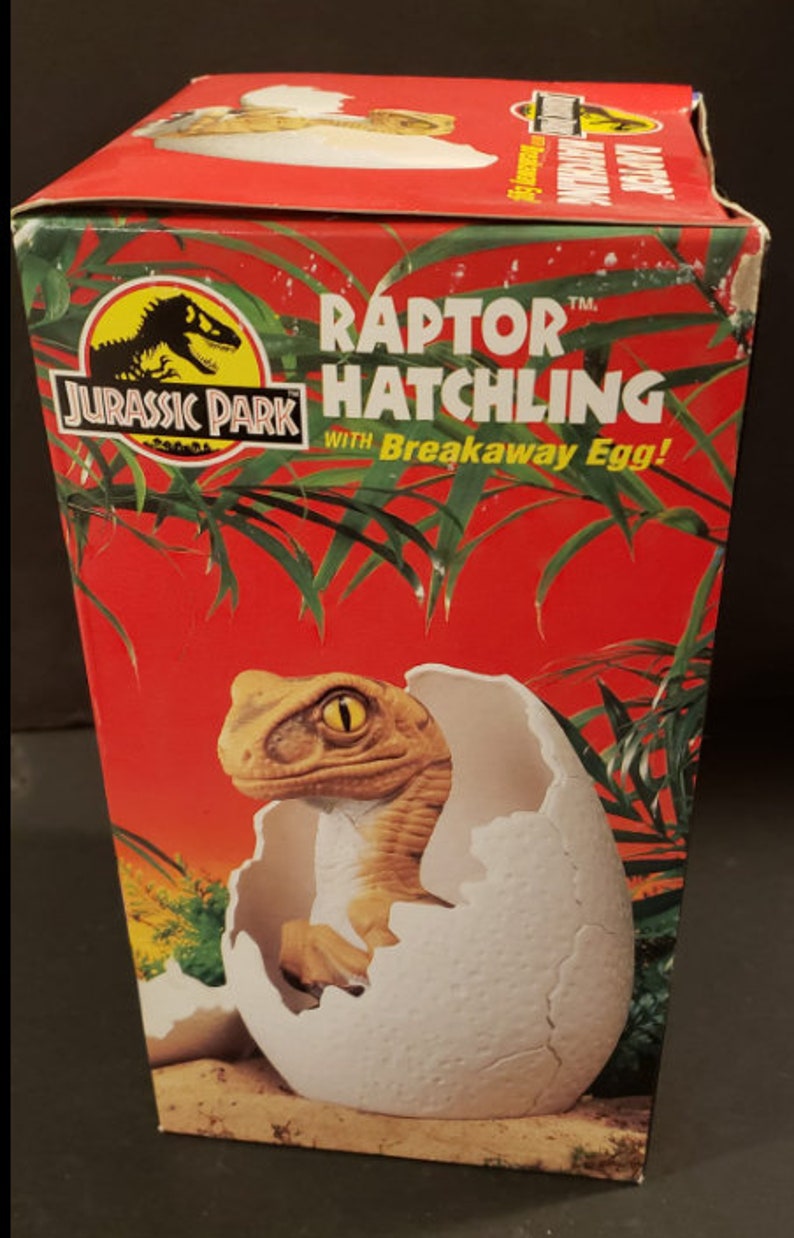 Jurassic Park Raptor Hatchling With Break Away Egg Kenner 1994 - Etsy