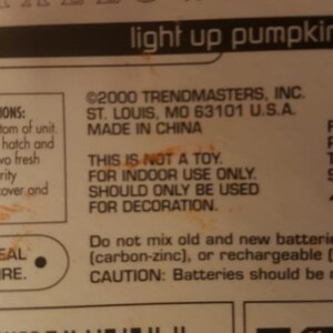 5 Light up Foam Pumpkin Trendmasters With Tag 2000 Out of Warehouse ...