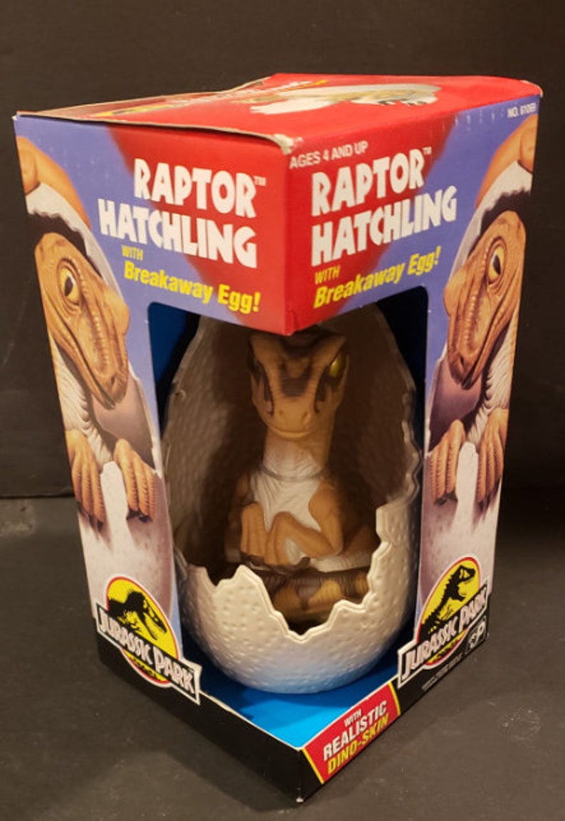 Jurassic Park Raptor Hatchling With Break Away Egg Kenner 1994 - Etsy