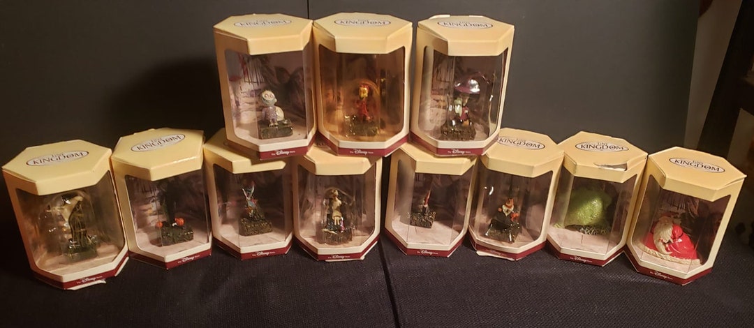 Disney Nightmare Before Christmas Set of 11 Tiny Kingdom Miniatures ...