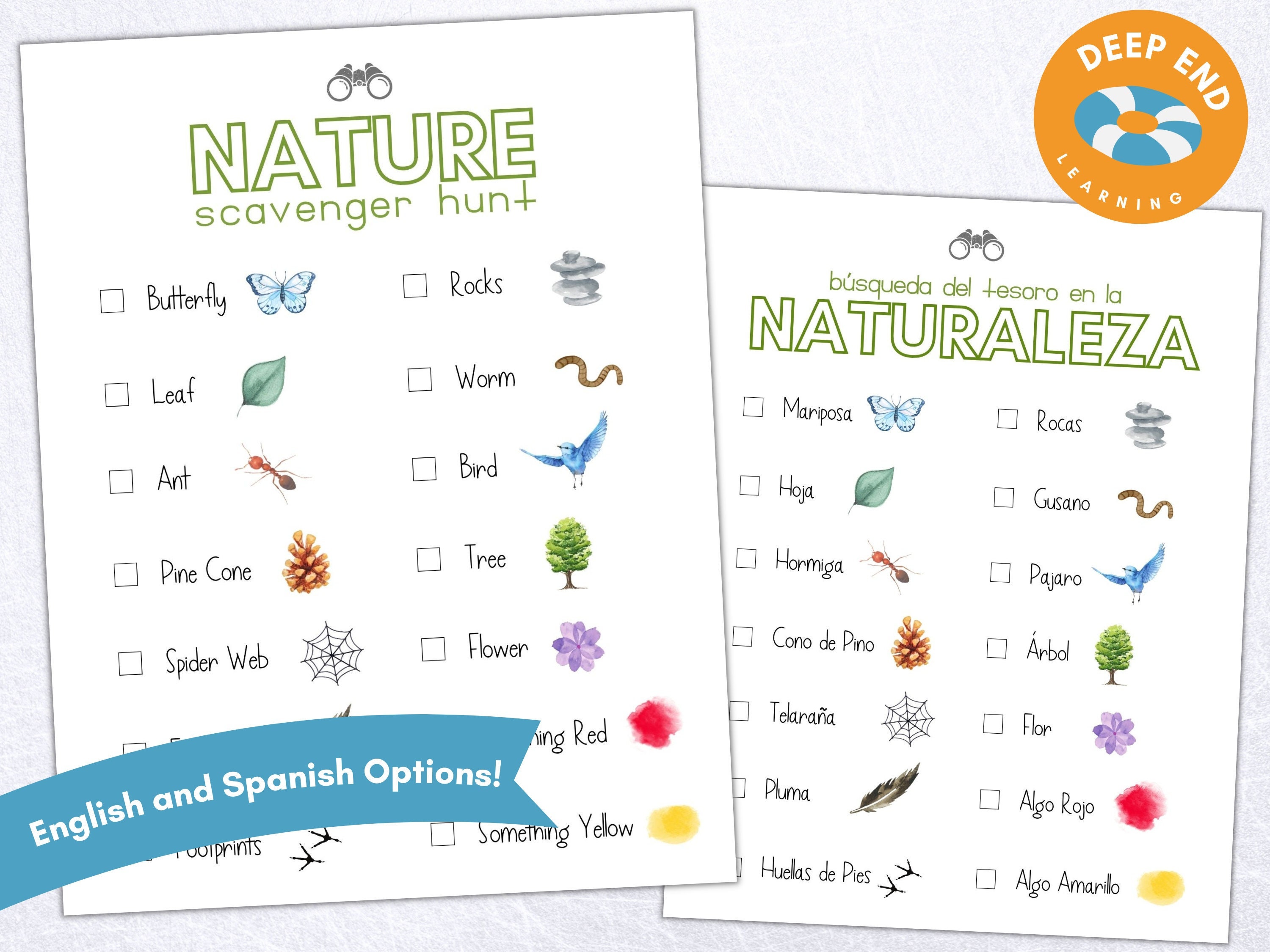 Nature Scavenger Hunt/ Kid Summer Fun Activity Get Outside Charlotte ...
