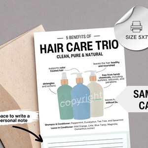 Doterra Sample Cards Download Print Edit in Canva Doterra - Etsy