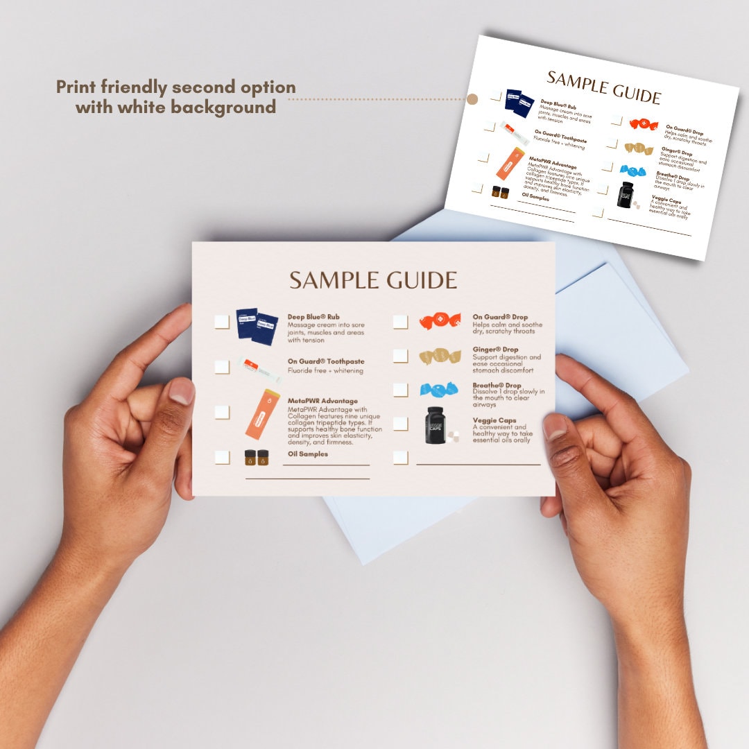 Download + Print Welcome Cards Doterra New Member Welcome Package/kit ...