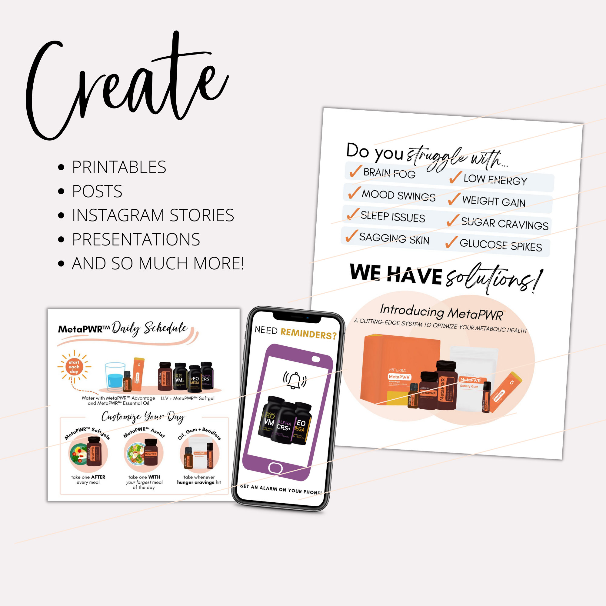 Doterra Metapwr System Kit With LLV, Doterra Clipart, Doterra ...