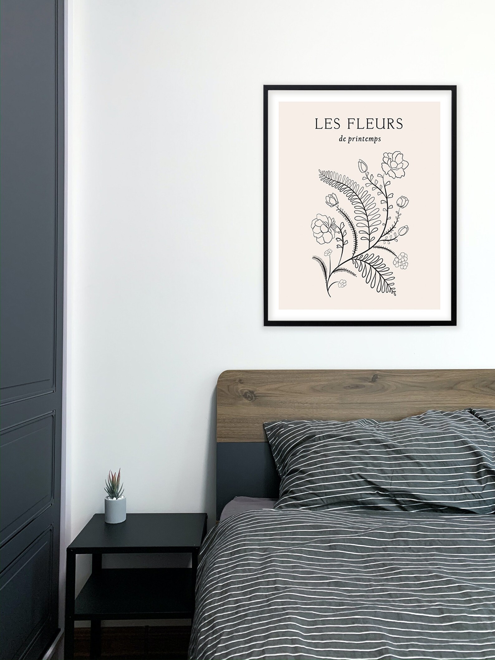 Floral Exhibition Print, Modern Abstract Floral Art, Botanical Museum ...