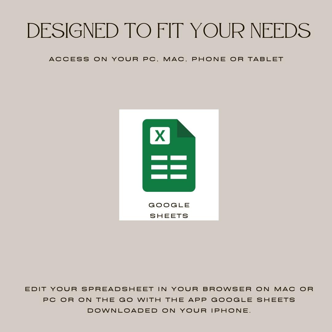 Simple Budget Planner Google Sheet Monthly Budget Spreadsheet Budget ...