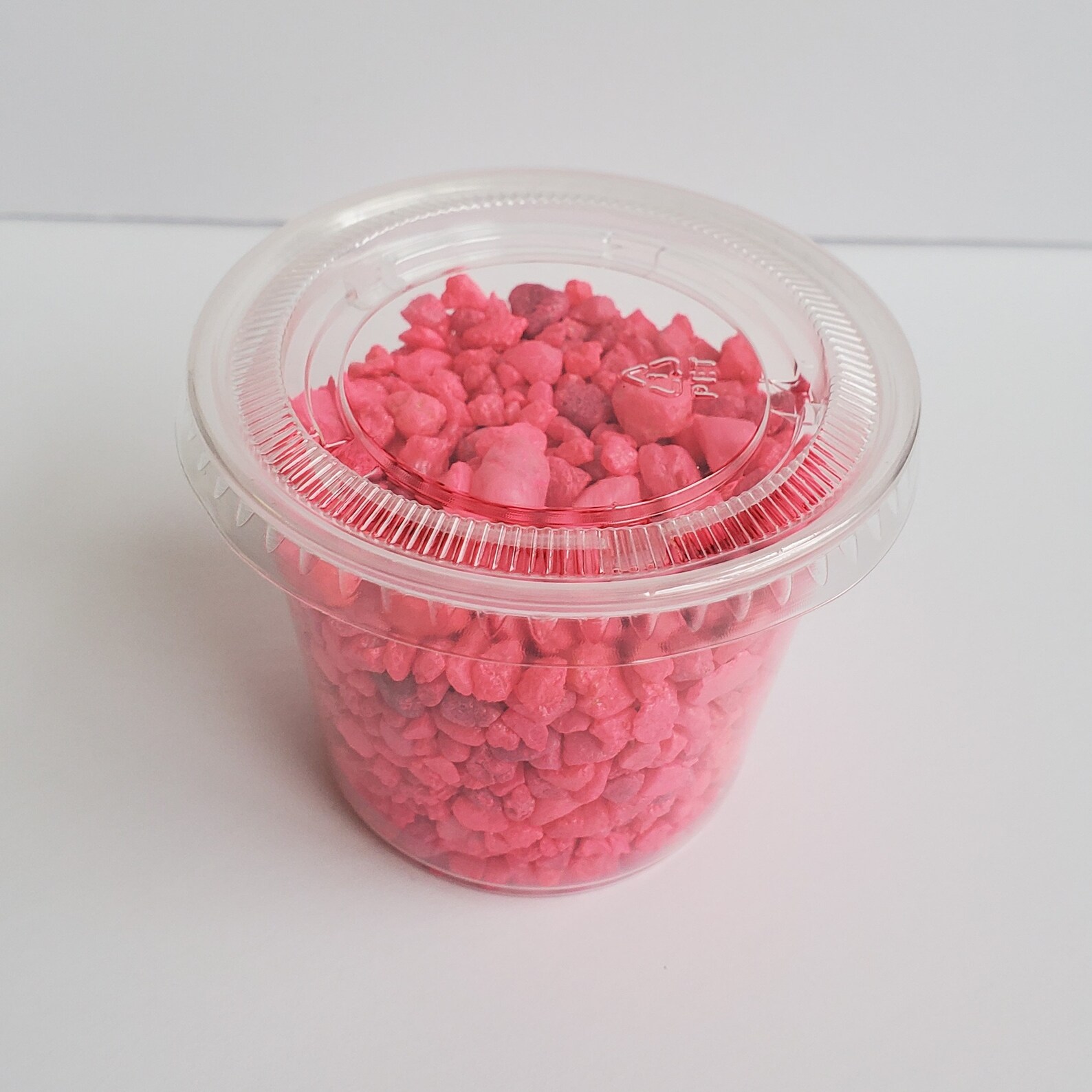 Decorative Pink Gravel Pebbles, Fluorescent Hot Pink Magenta Chips ...