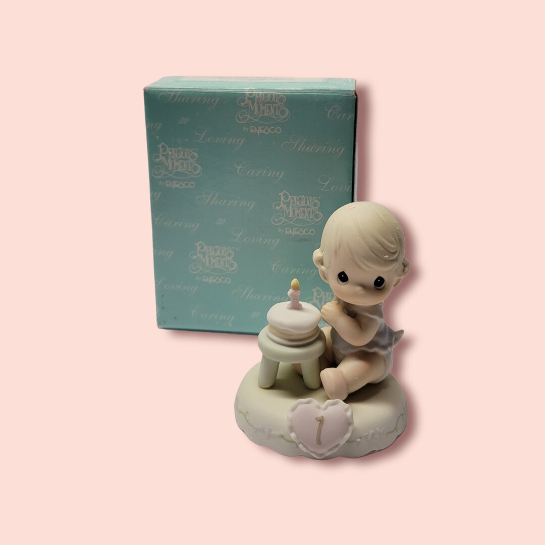 Vintage Precious Moments 1994 Growing in Grace Age 1 Figurine With Box ...