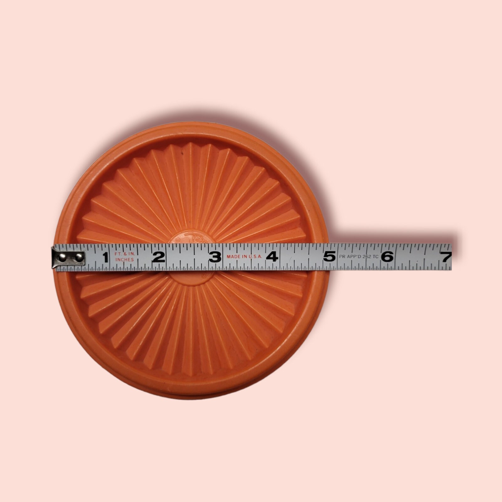 Vintage 5 Orange Round Tupperware Servalier Lid 812-13 - Etsy