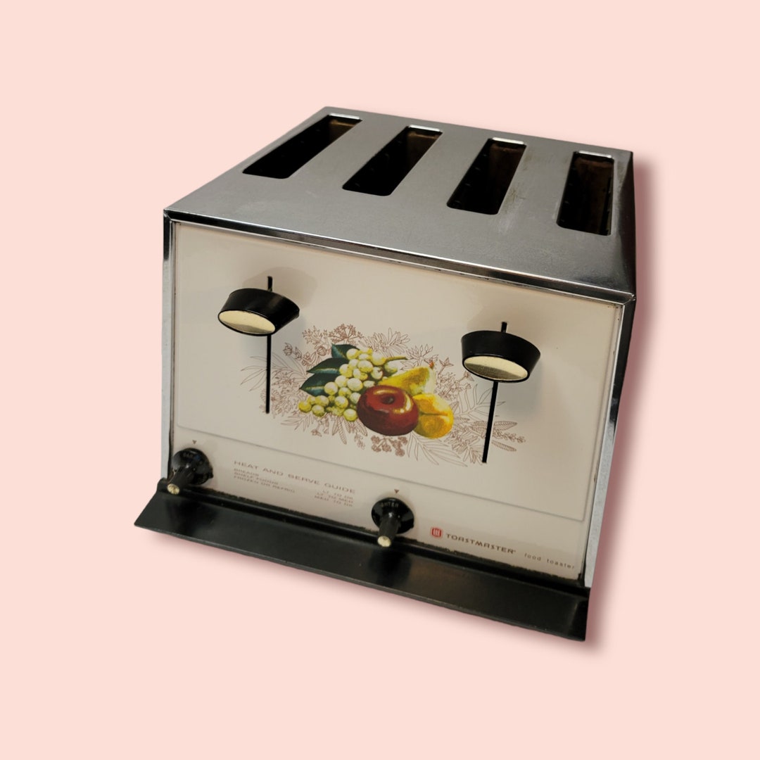 Vintage 1960/70s Fruit Themed Toastmaster 4-slice Automatic Toaster - Etsy