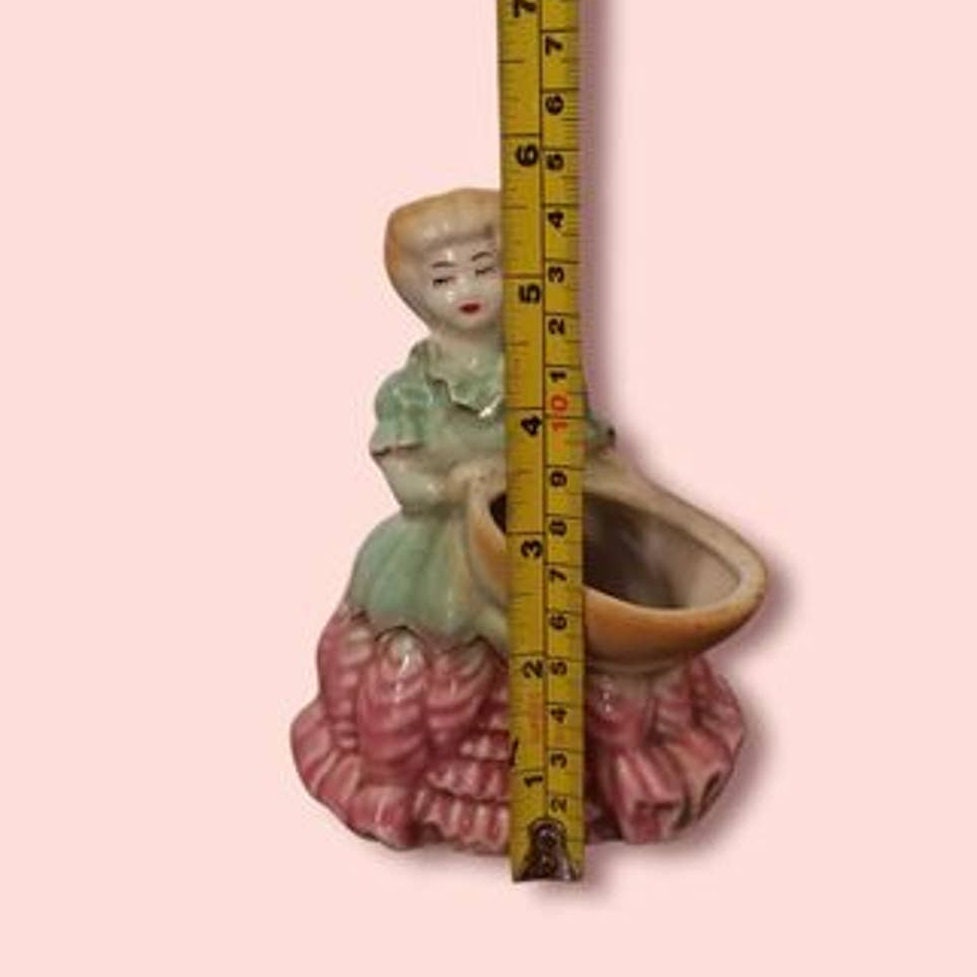 Vintage 5.5 1950's Southern Belle Planter With Gold - Etsy