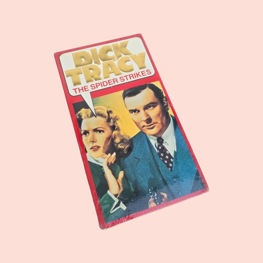 1990 Dick Tracey the Spider Strikes VHS NEW - Etsy