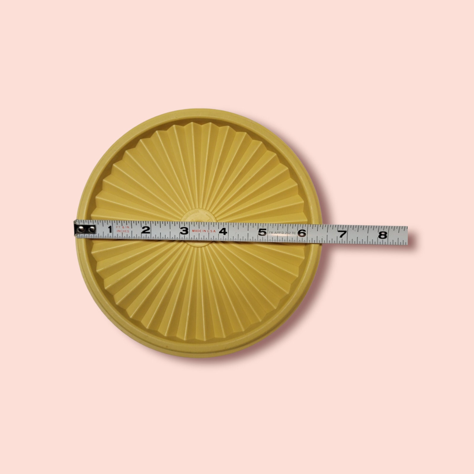 Vintage 6.5 Tupperware Mustard Yellow Servalier Lid 808-25 - Etsy