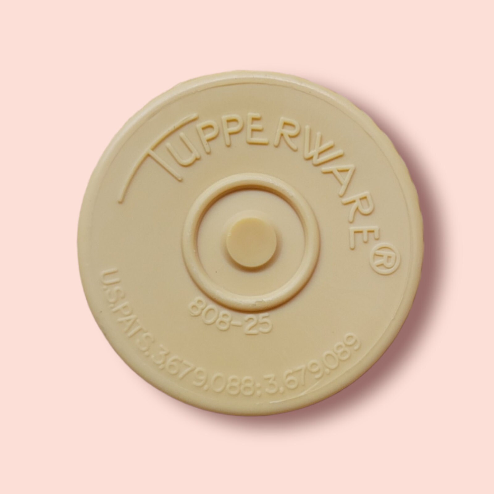 Vintage 6.5 Tupperware Mustard Yellow Servalier Lid 808-25 - Etsy