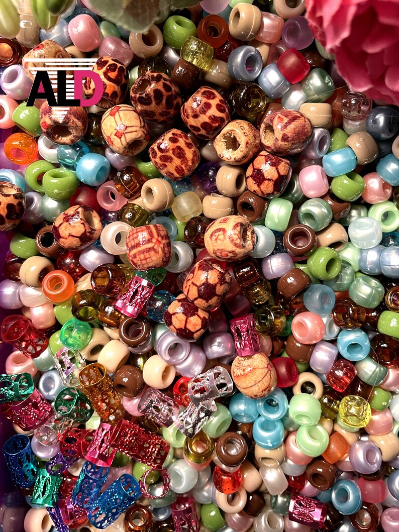 Dreadlock Beads: Braids & Dreads Hair Jewelry - Etsy
