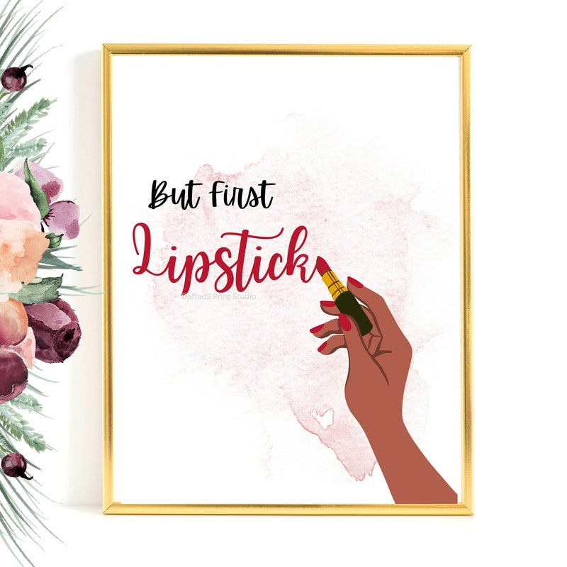 Lipstick Wall Art - Etsy