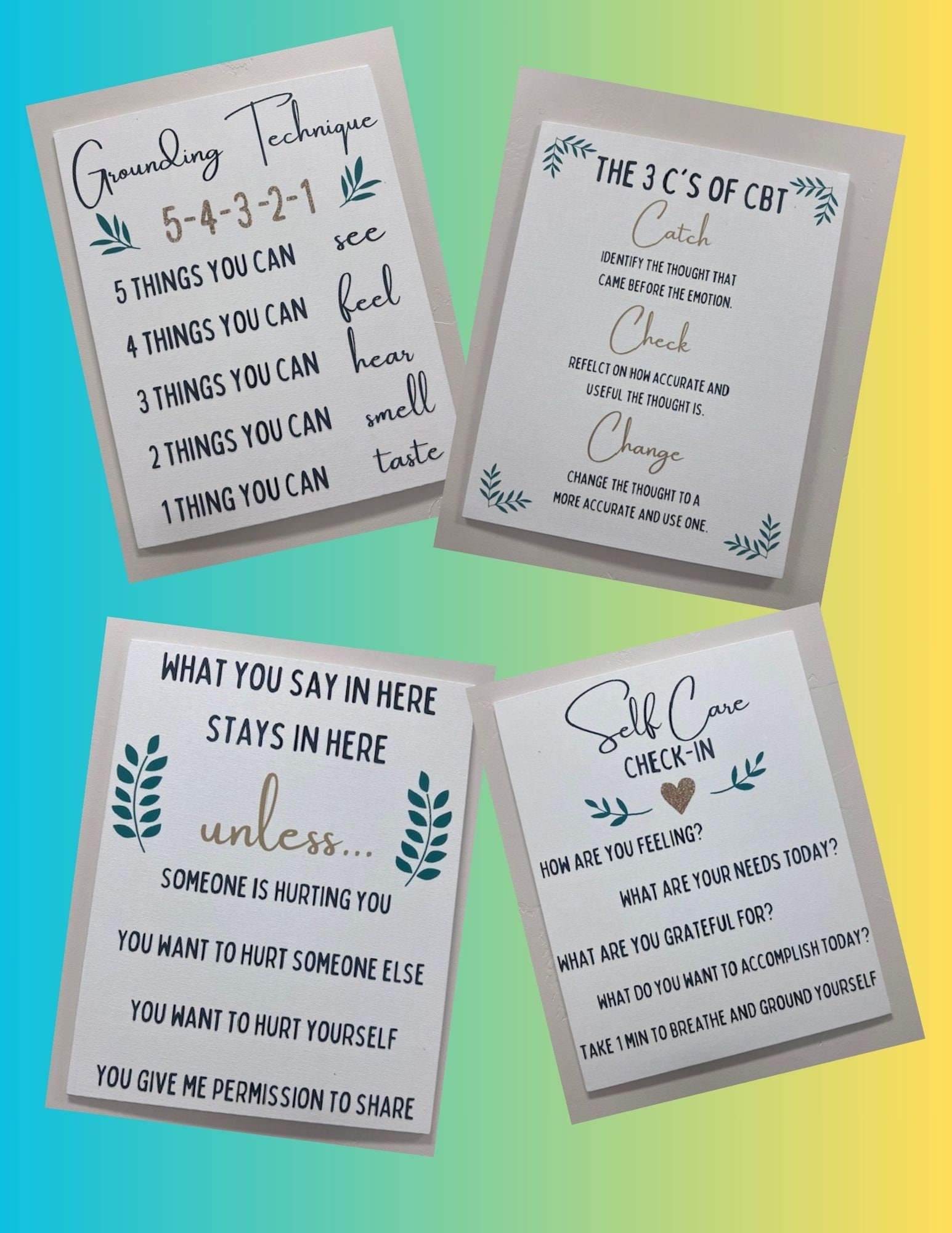 Counseling Posters: Things I Can/cannot Control SVG - Etsy