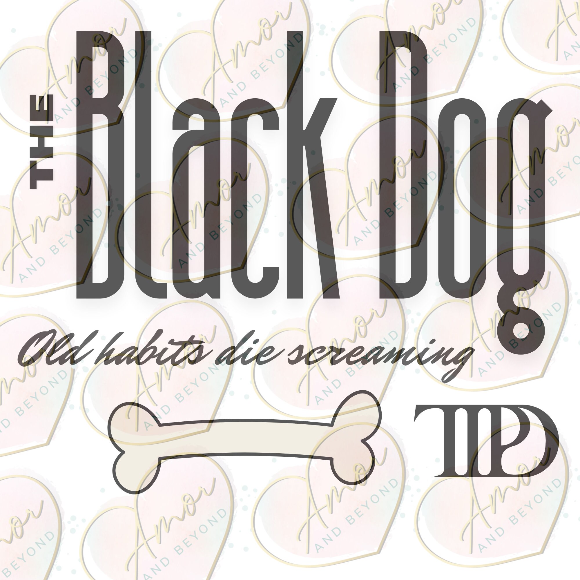 Dog TTPD the Black Dog SVG - Etsy