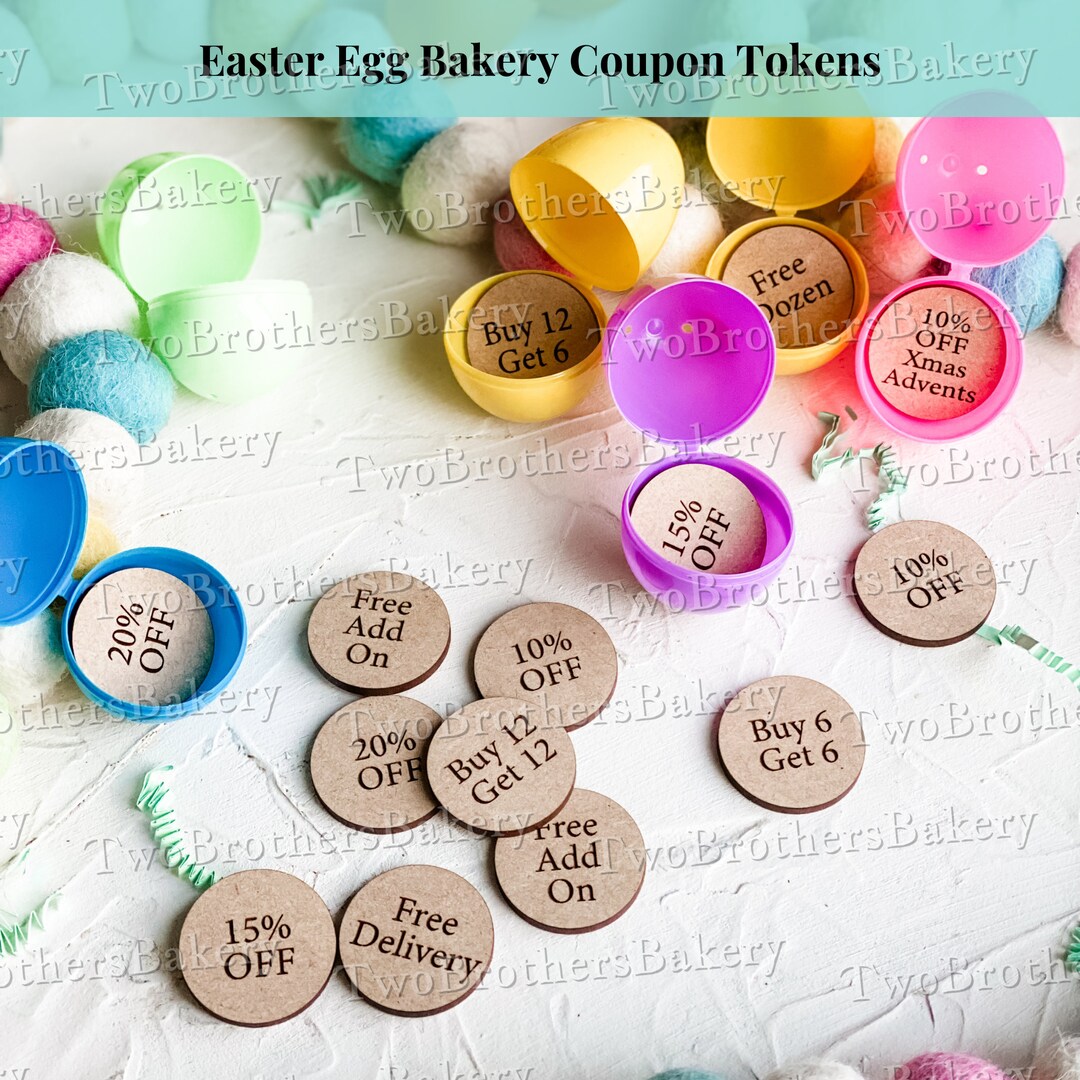 Easter Egg Reward Tokens, Easter Basket Tokens, Reward Jar Tokens ...