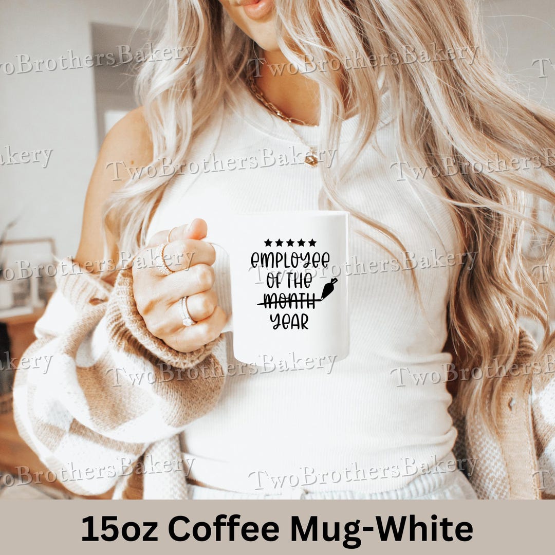 Custom Bakery Logo Gift, Bakery Coffee Mug, Employee of the Month ...