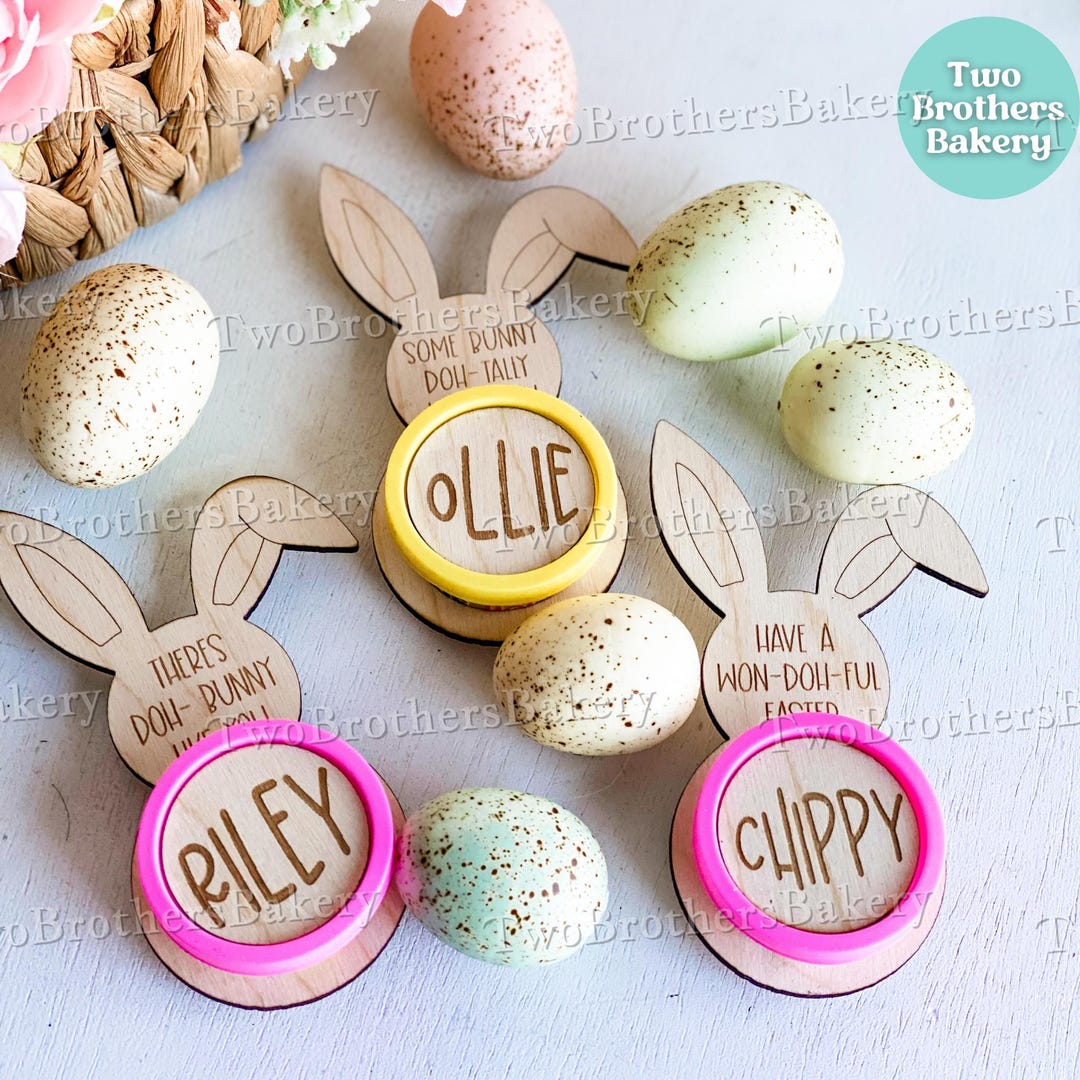 Personalized Easter Playdoh Holder, Custom Playdoh Gift, Easter Basket ...