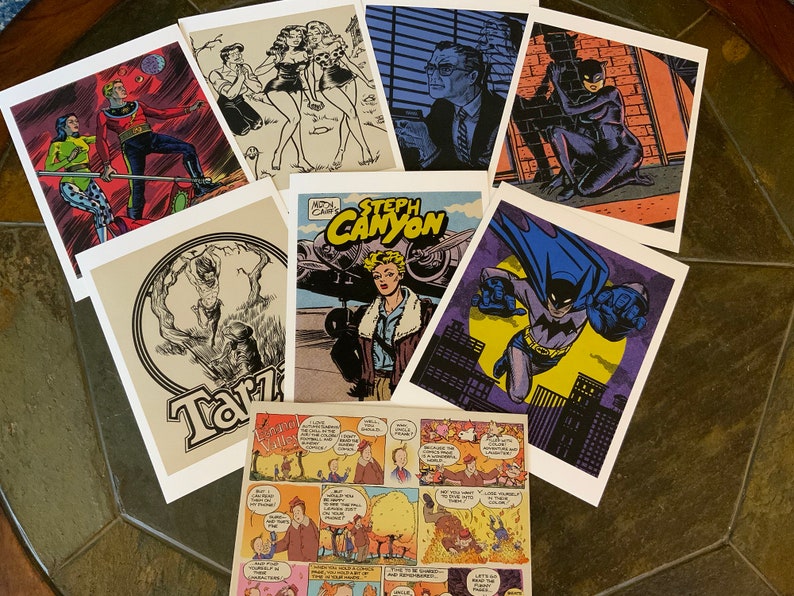 Classic Comicstrip Characters Retro Giclee Print Cotton Rag Paper - Etsy