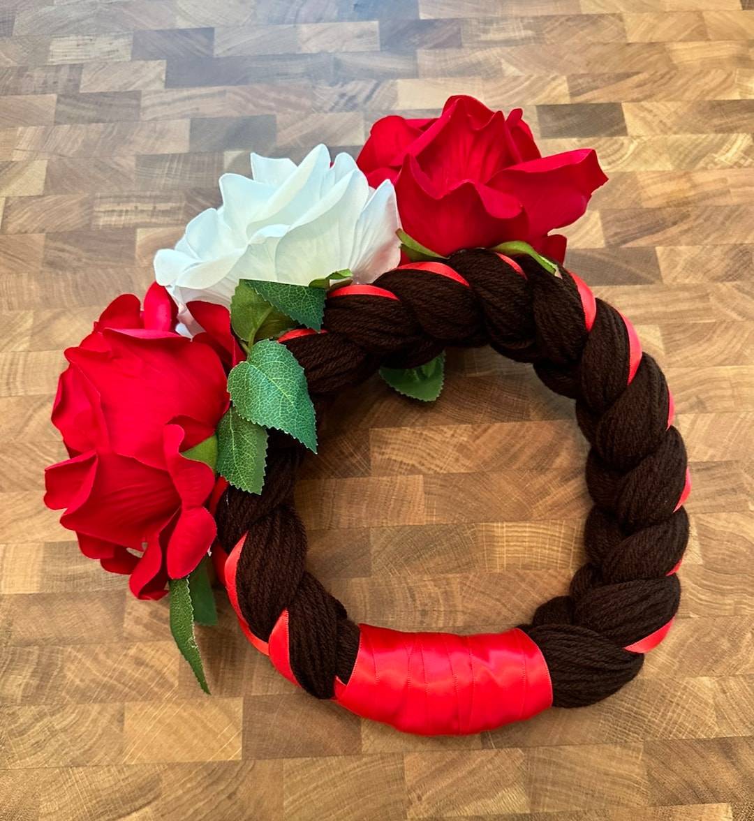 Folklorico Dance Flower Braid Bun Headpiece, Tocado, Trenza Veracruz ...