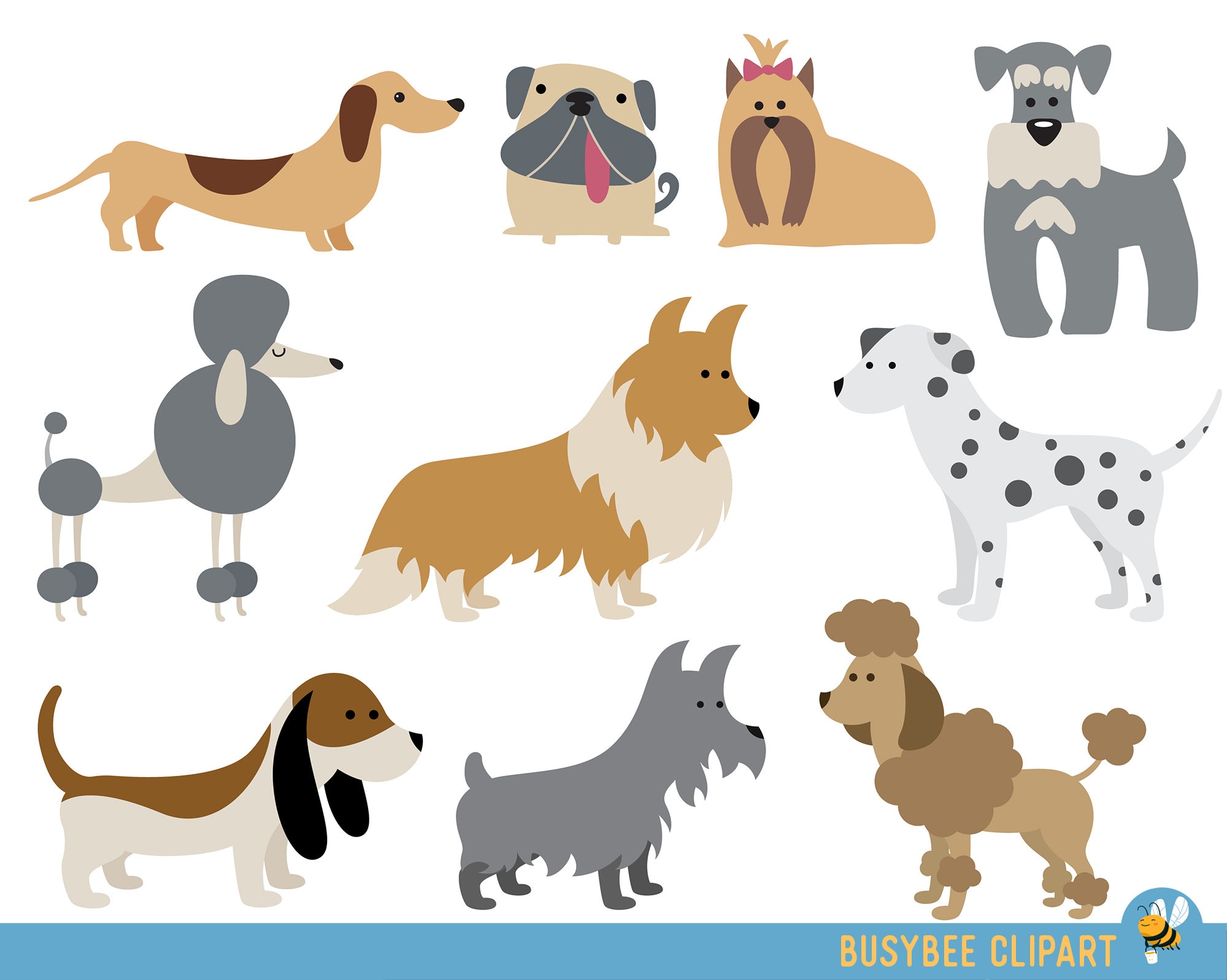Dog Clipart Puppy Clipart Cute Dogs Clip Art Puppy Clipart Dog ...
