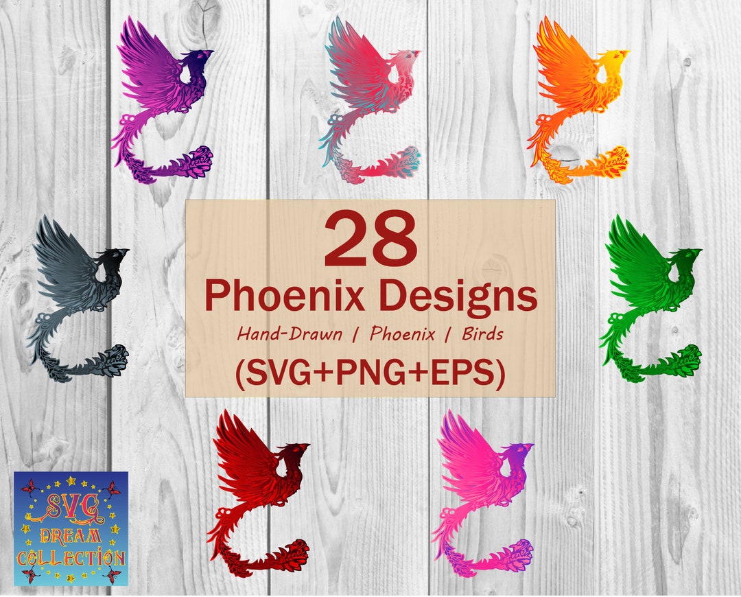 Phoenix Svg, Phoenix Wings Png, Fire Phoenix Svg, Phoenix Rising Png ...