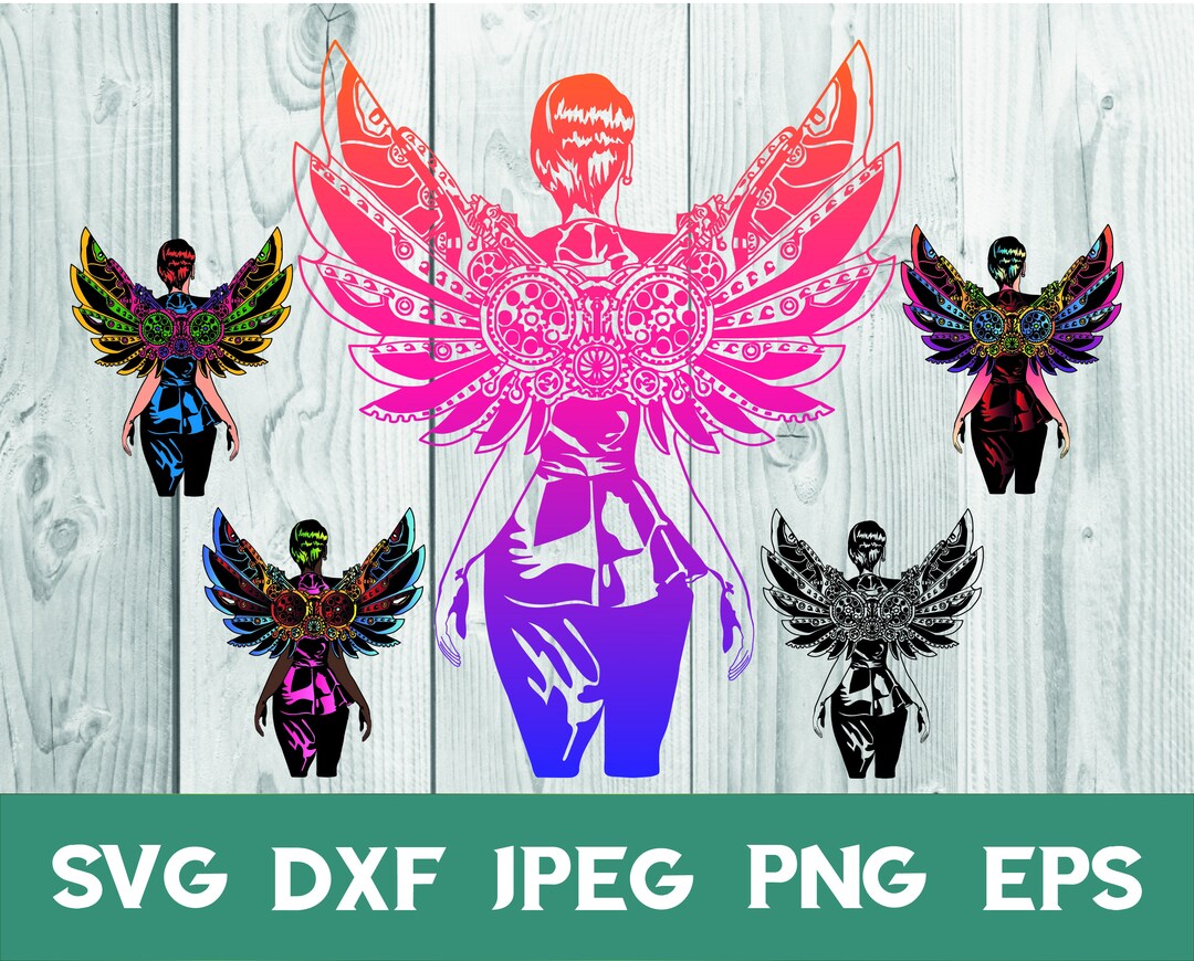 Angel Girl svg Girl Wings svg Anime svg Android Girl png - Etsy Portugal