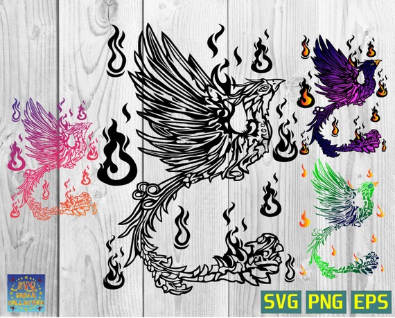 Phoenix Svg Phoenix Wings Png Fire Phoenix Svg Phoenix - Etsy