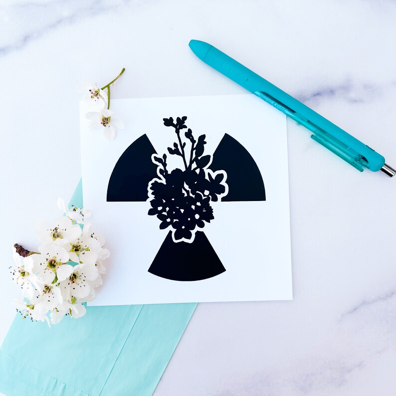 Unique X-ray Symbol and Flower Decal Healthcare Permanent - Etsy