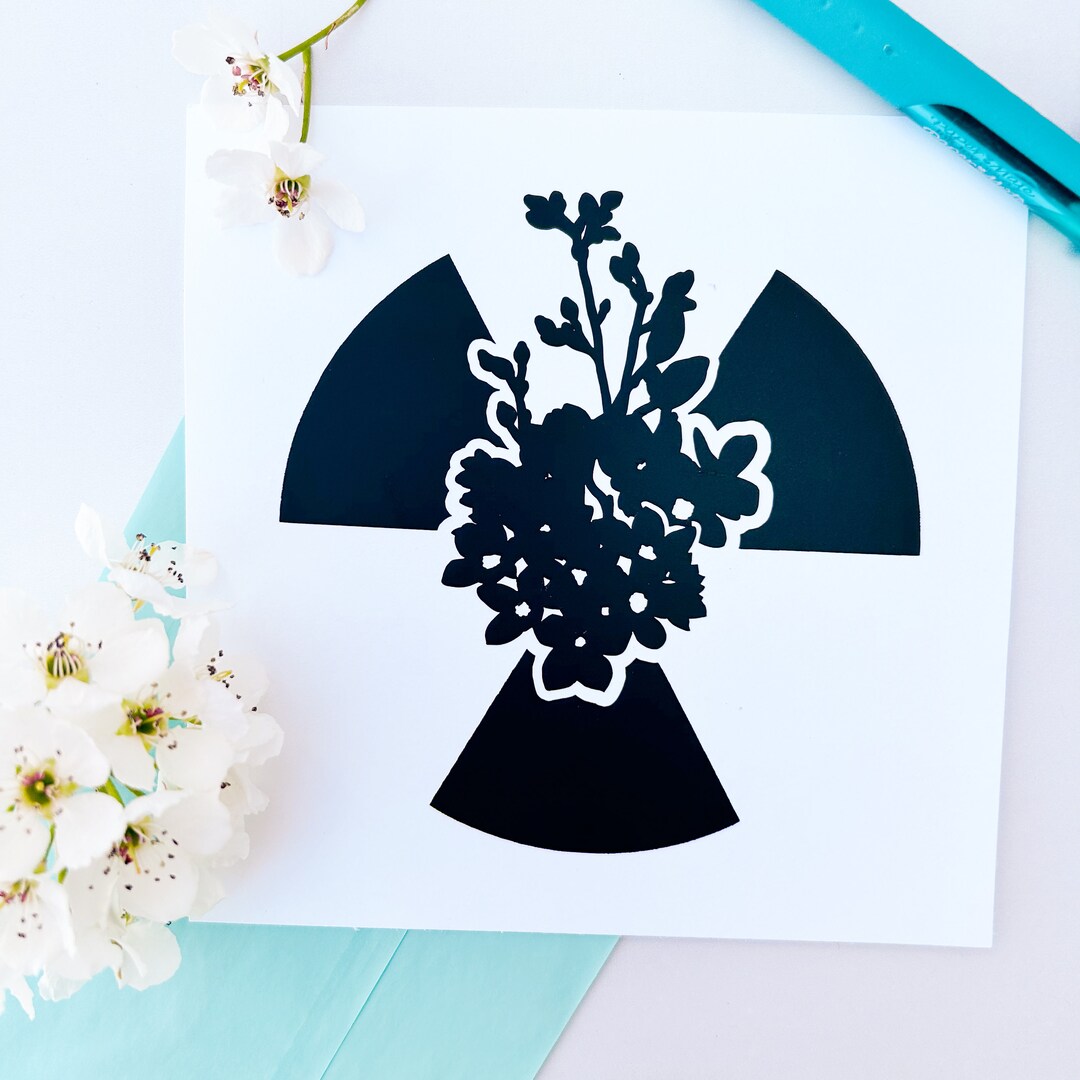 Unique X-ray Symbol and Flower Decal Healthcare Permanent Premium ...