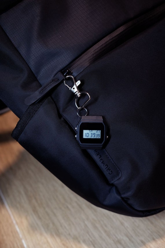 Casio F-91W Stealth Mod Keychain - Etsy