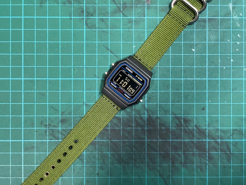 Casio F-91W Street Stealth - Etsy