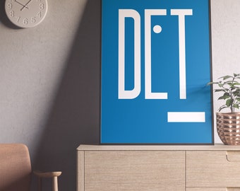 Detroit Word Art | Etsy