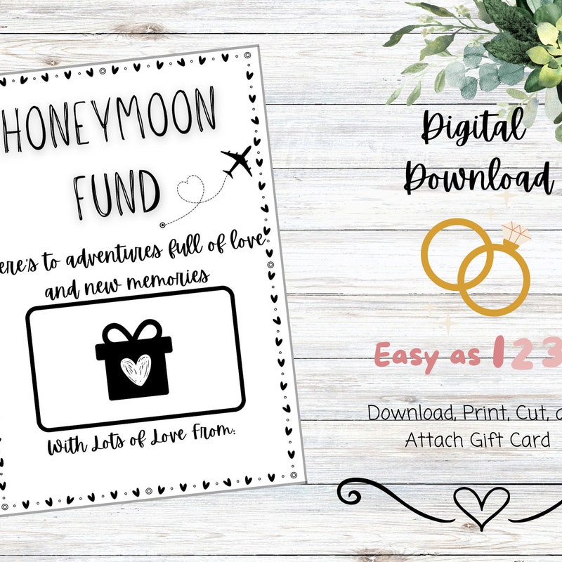 Honeymoon Card - Etsy