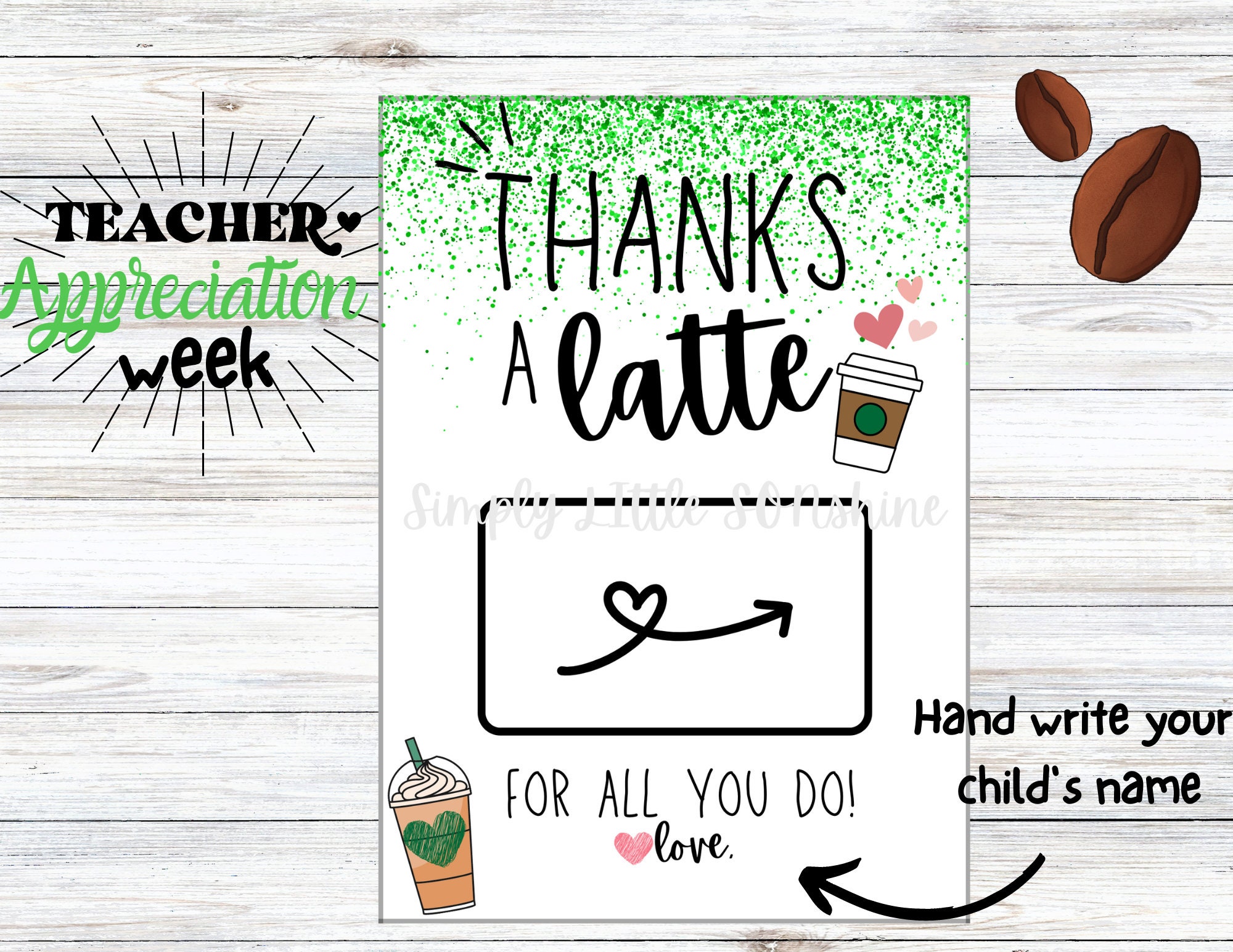 PRINTABLE Teacher Gift Card Holder Bundle, Back to School, First Day of ...