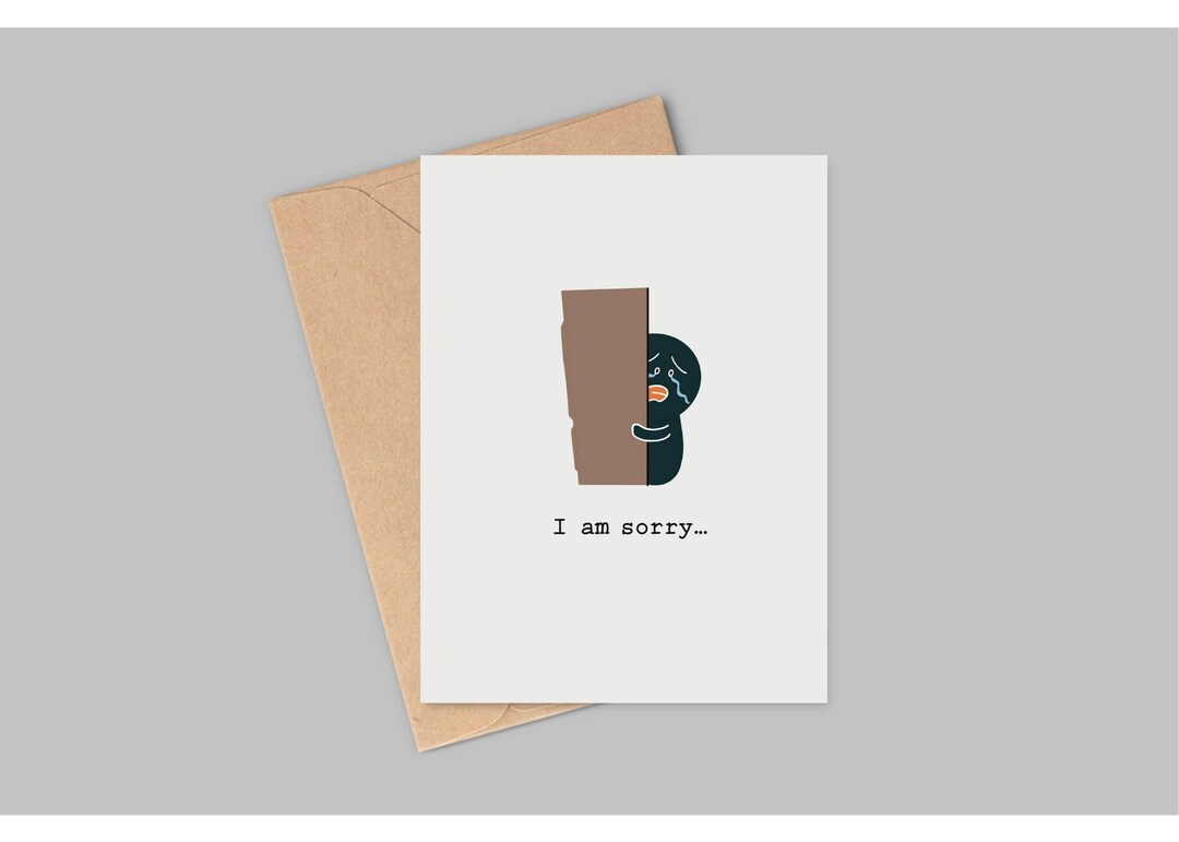 I Am Sorry Printable Digital Card 4x6 Apology, Sorry Card, Forgive Me ...
