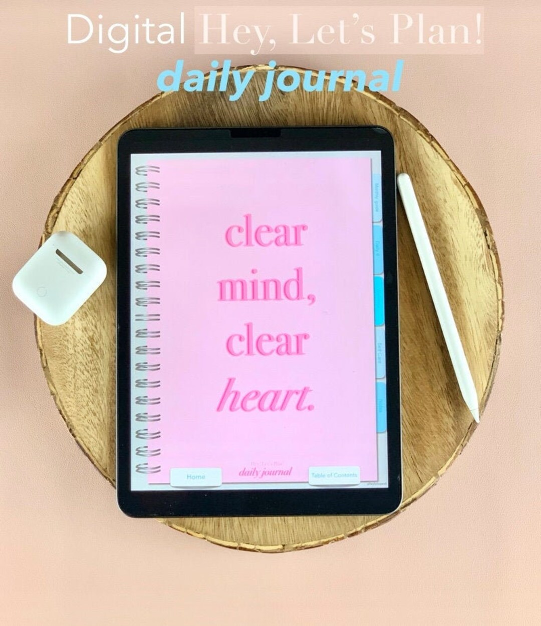 Digital Daily Mindfulness Journal| Daily Wellness Journal| Self Care ...
