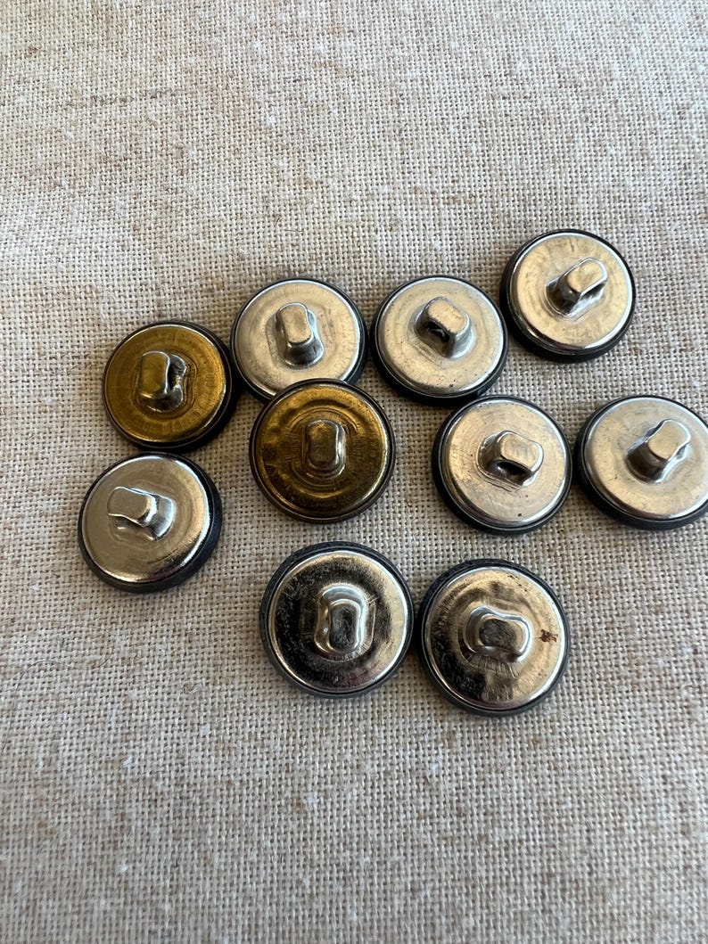 Vintage 1970s Small Bronze Liberty Bell Buttons set of 10 - Etsy