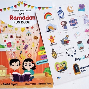Ramadan Activity Book, Eid Sale, Islamic Book for Kids, Ramadan Crafts ...