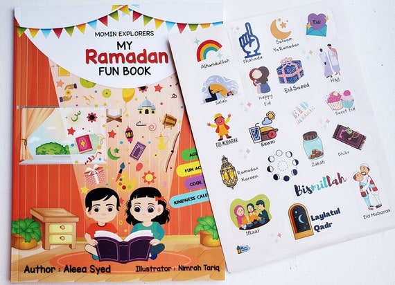 Ramadan Activity Book Eid Sale Islamic Book for Kids - Etsy
